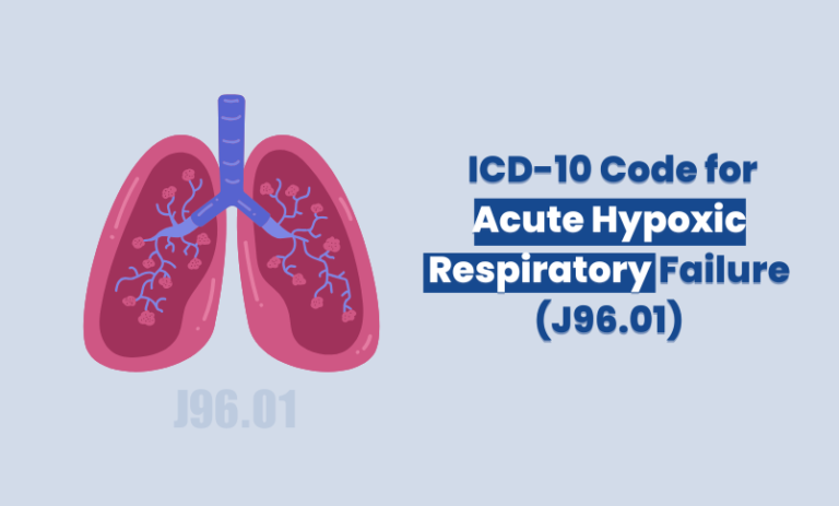 ICD-10 Code for Acute Hypoxic Respiratory Failure (J96.01)